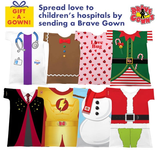 "GIFT-A-GOWN" TO A CHILD AT CLEVELAND CLINIC – Brave Gowns