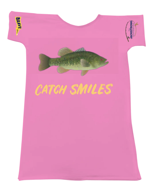 Catch Smiles w/Jackstrong- Pink – Brave Gowns